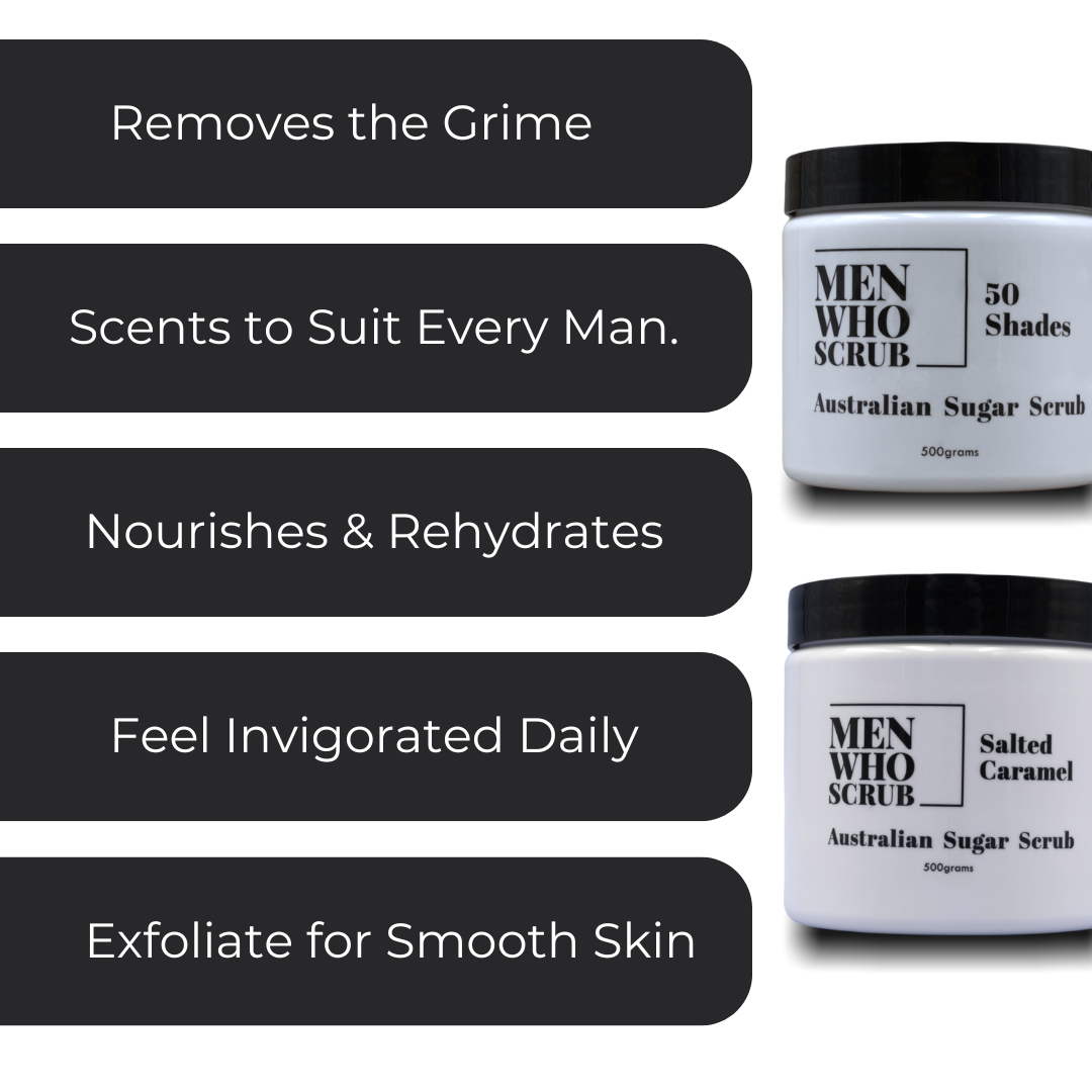 Men Who Scrub | Body Scrubs for men, Magnesium Spray, Beard & Skincare ...