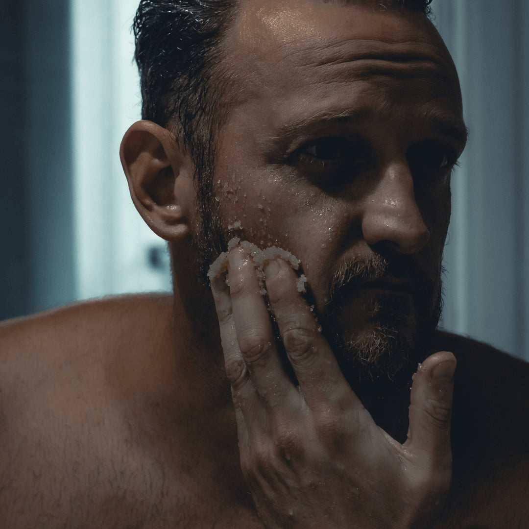 FACE & BEARD SCRUB - Men Who Scrub | Body Scrubs for men, Magnesium ...